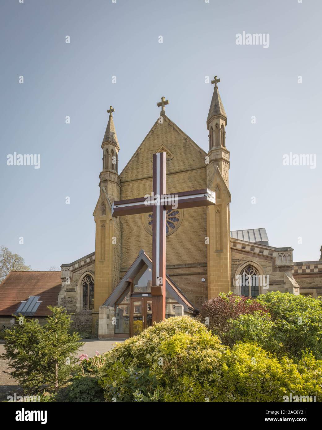 St. Mark's Church in Harrogate, North Yorkshire, United Kingdom. Caught ...