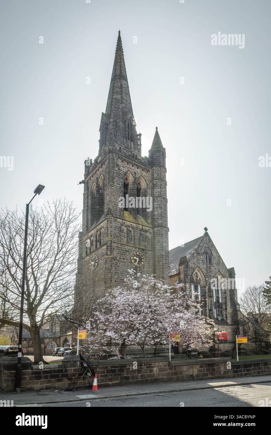 St. Luke's Church in Harrogate, North Yorkshire, United Kingdom. Caught ...