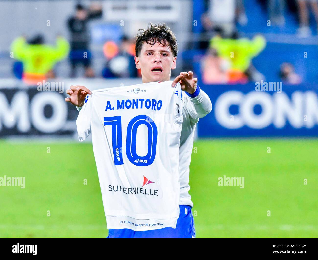 Buenos Aires Argentina April 2 2025 Alvaro Montoro Celebrates His