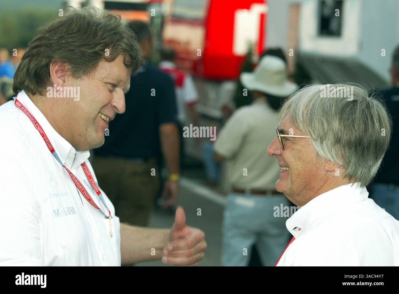 Director of belgian grand prix bernie ecclestone hi-res stock ...