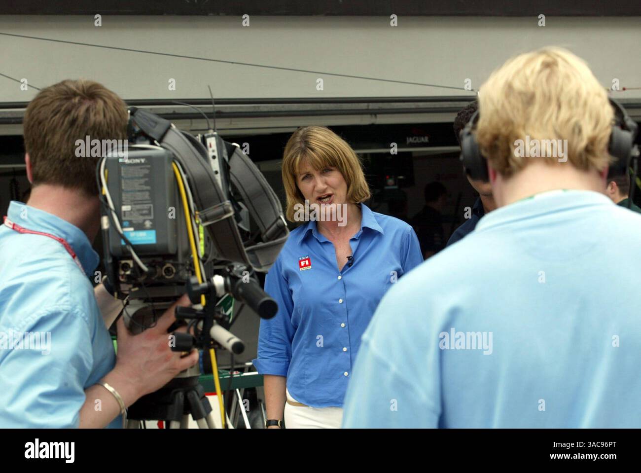 Louise Goodman ITV Commentator..Malaysian Grand Prix, Sepang Circuit ...