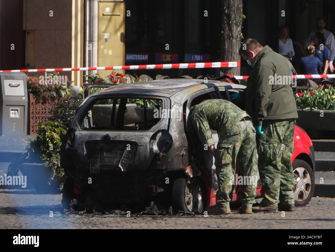 AMSTERDAM,NETHERLANDS - APRIL 3: Members of the Dutch Ministry of ...