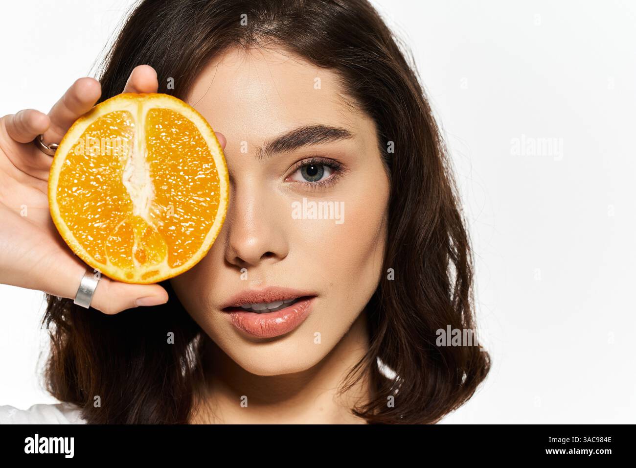 Young woman playfully poses hi-res stock photography and images - Alamy
