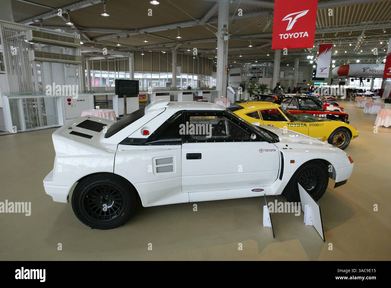 A Toyota MR2 on display at the Toyota Press Conference held in Tokyo ...