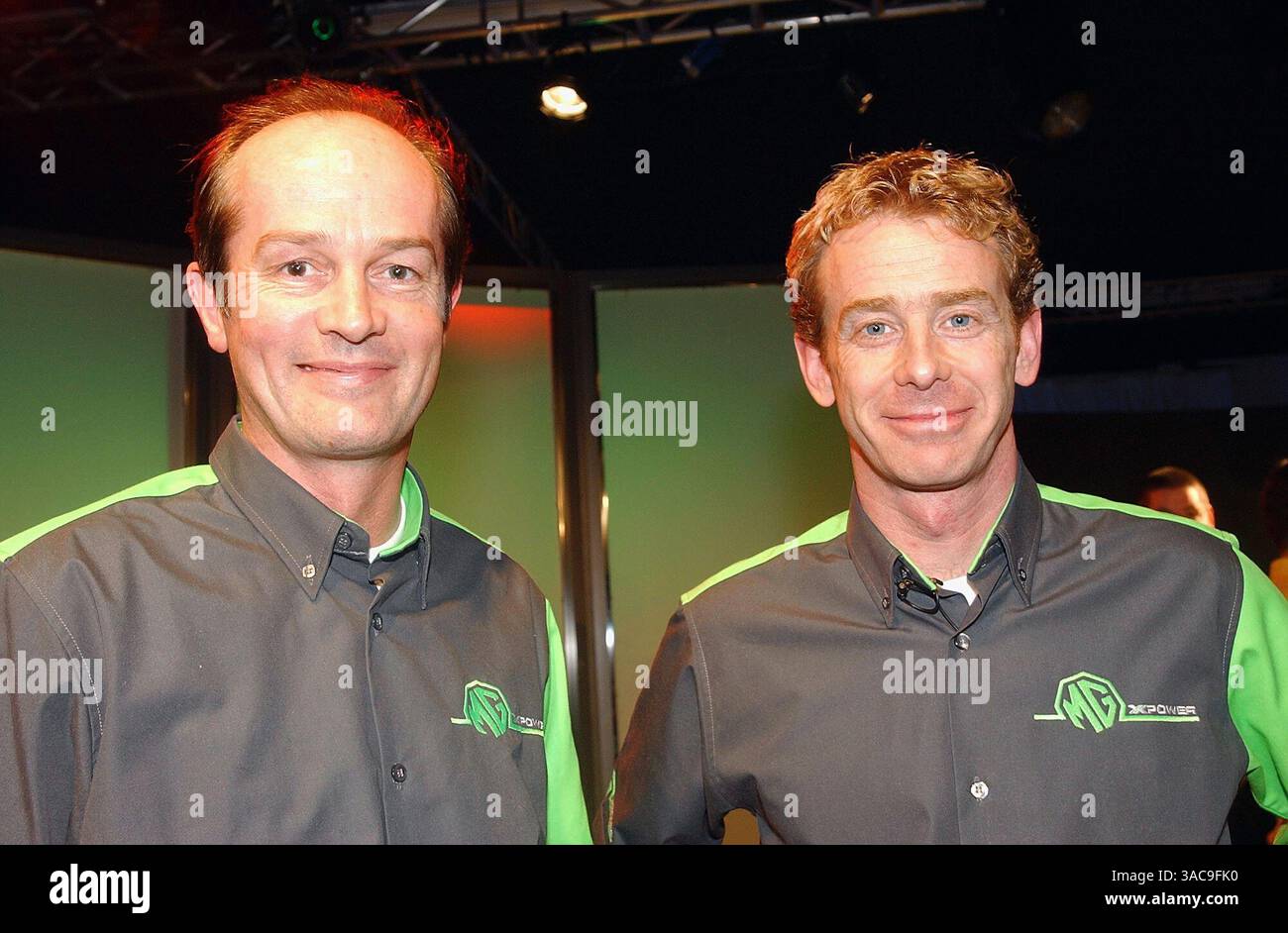 L-R: MG X Power British Touring Car drivers Anthony Reid (GBR) and ...