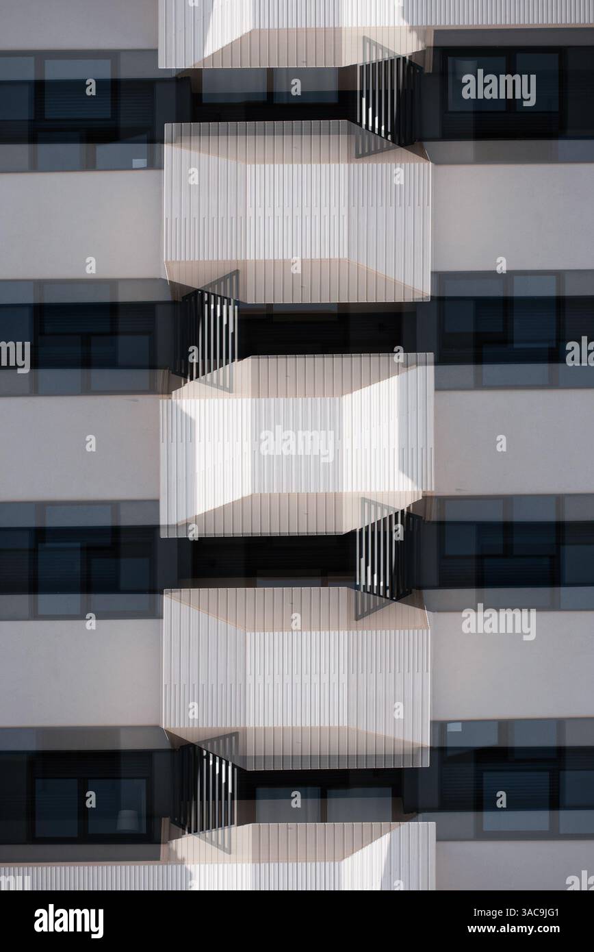 Abstract Symmetrical Design with Futuristic Geometric Patterns ...