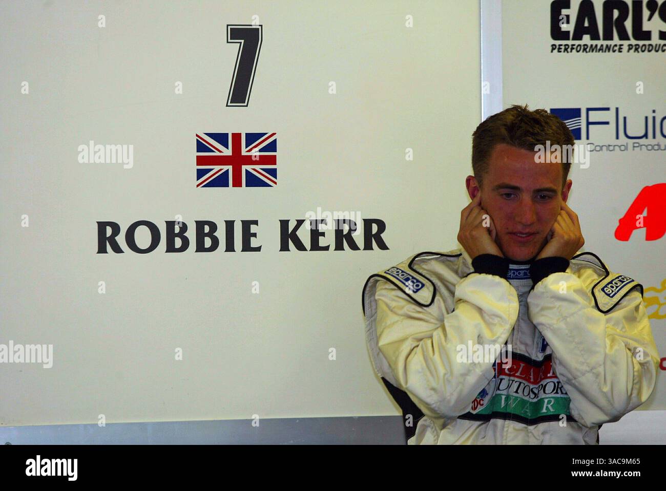 Race winner Robbie Kerr (GBR) ADR..British Formula Three Championship ...