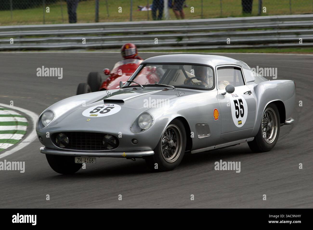 Lukas Huni (SUI) Ferrari 250 GT LWB..Brands Hatch Maserati Ferrari ...