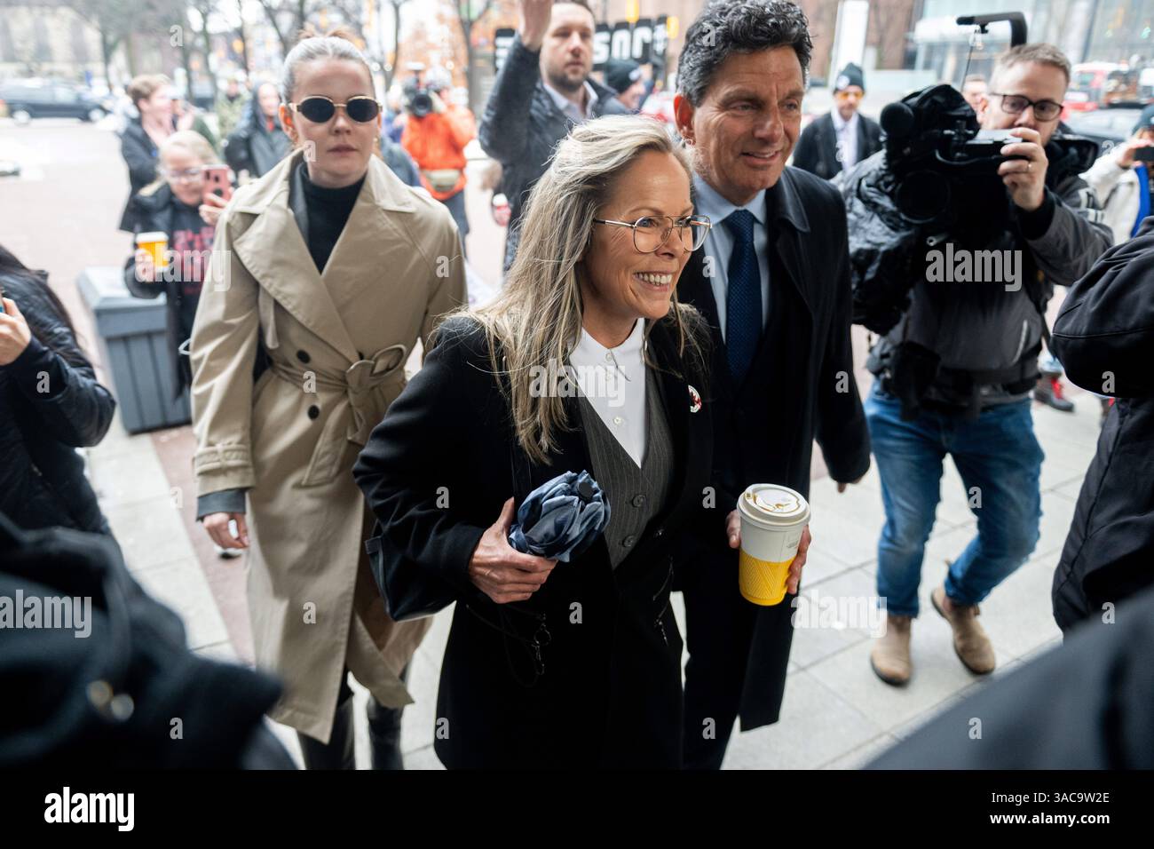 Ottawa, Canada. 03rd Apr, 2025. Tamara Lich, one of the organizers of ...
