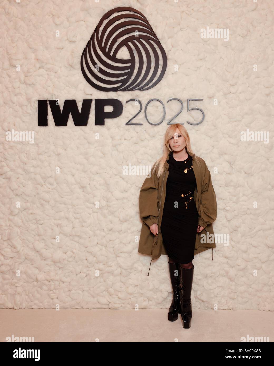 Donatella Versace IWP 2025 - International Woolmark Prize Photocall ...