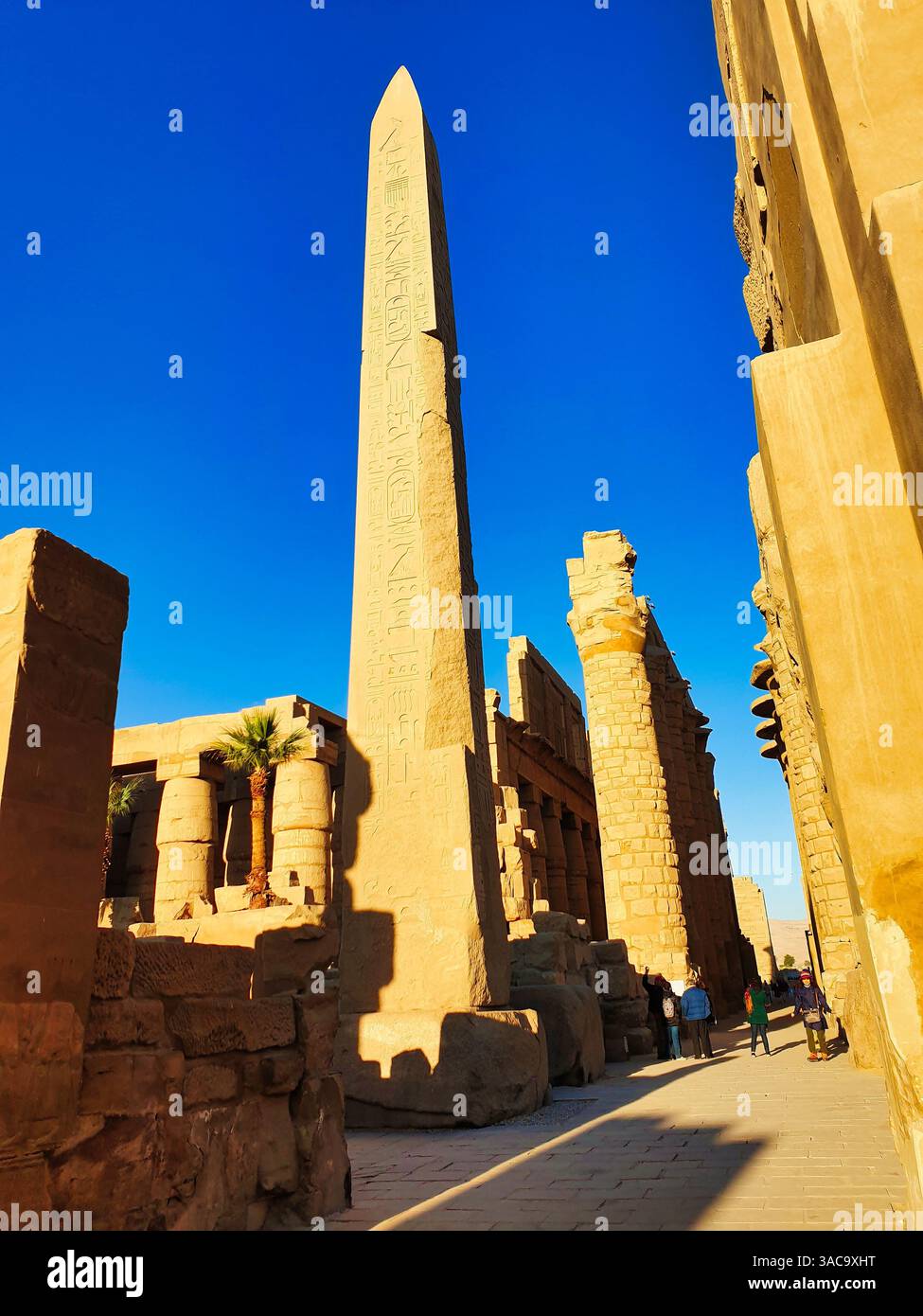 Obelisk of Thutmose I standing at 21.2 meters built around 1500 BC ...