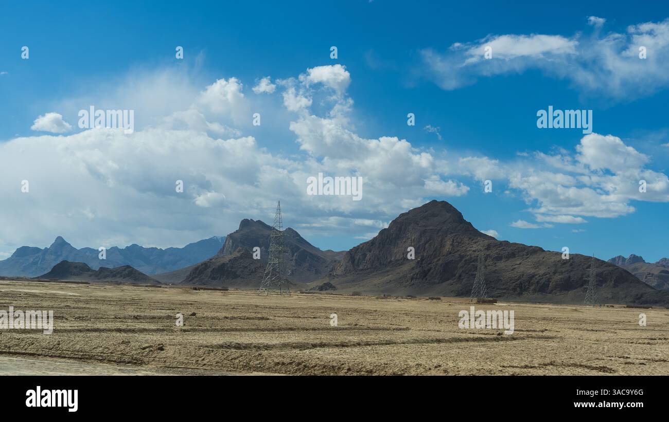 landscape of Afghanistan, view from the Kandahar - Ghazni highway ...