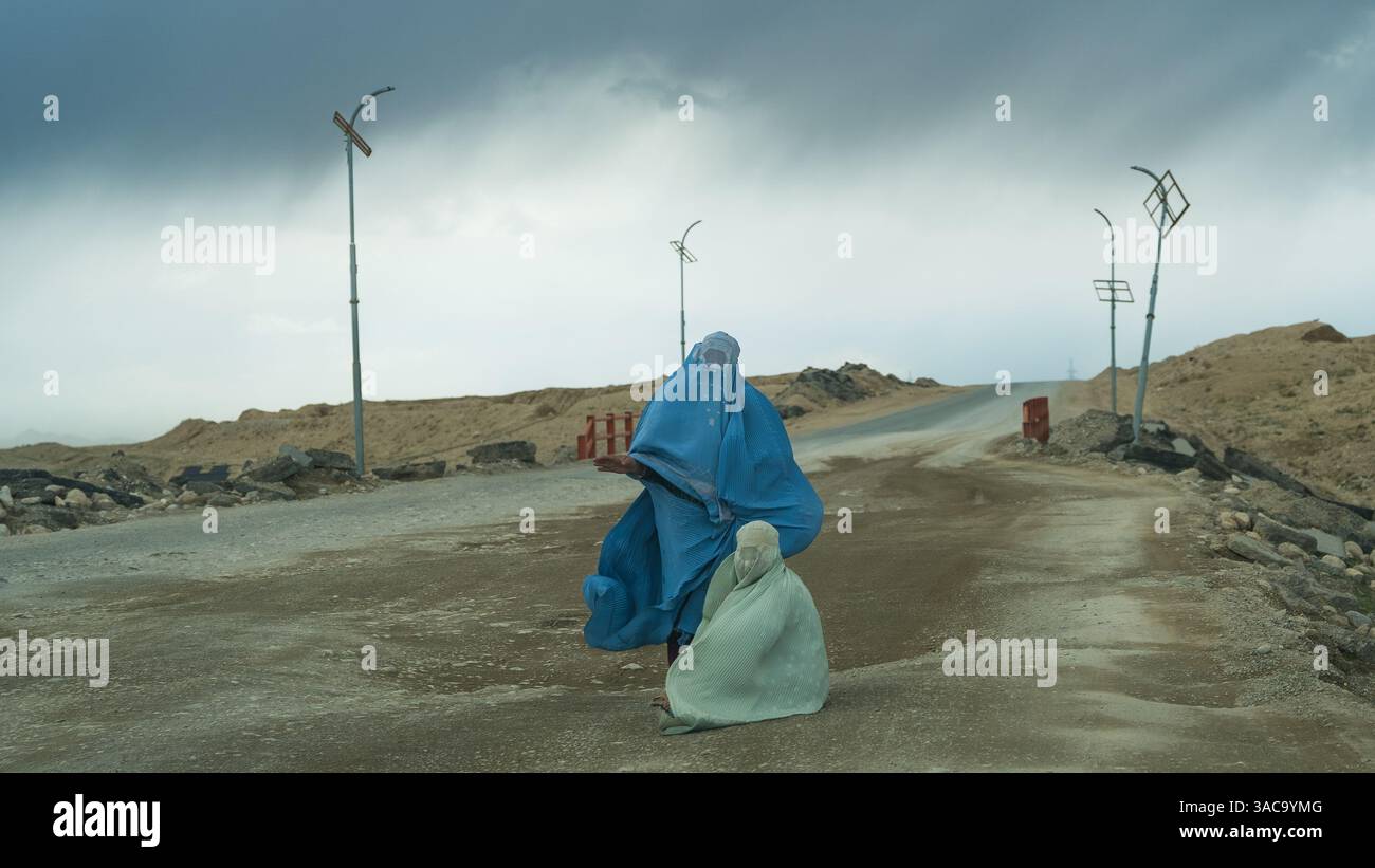 women in traditional women's clothing, completely covering the body and ...