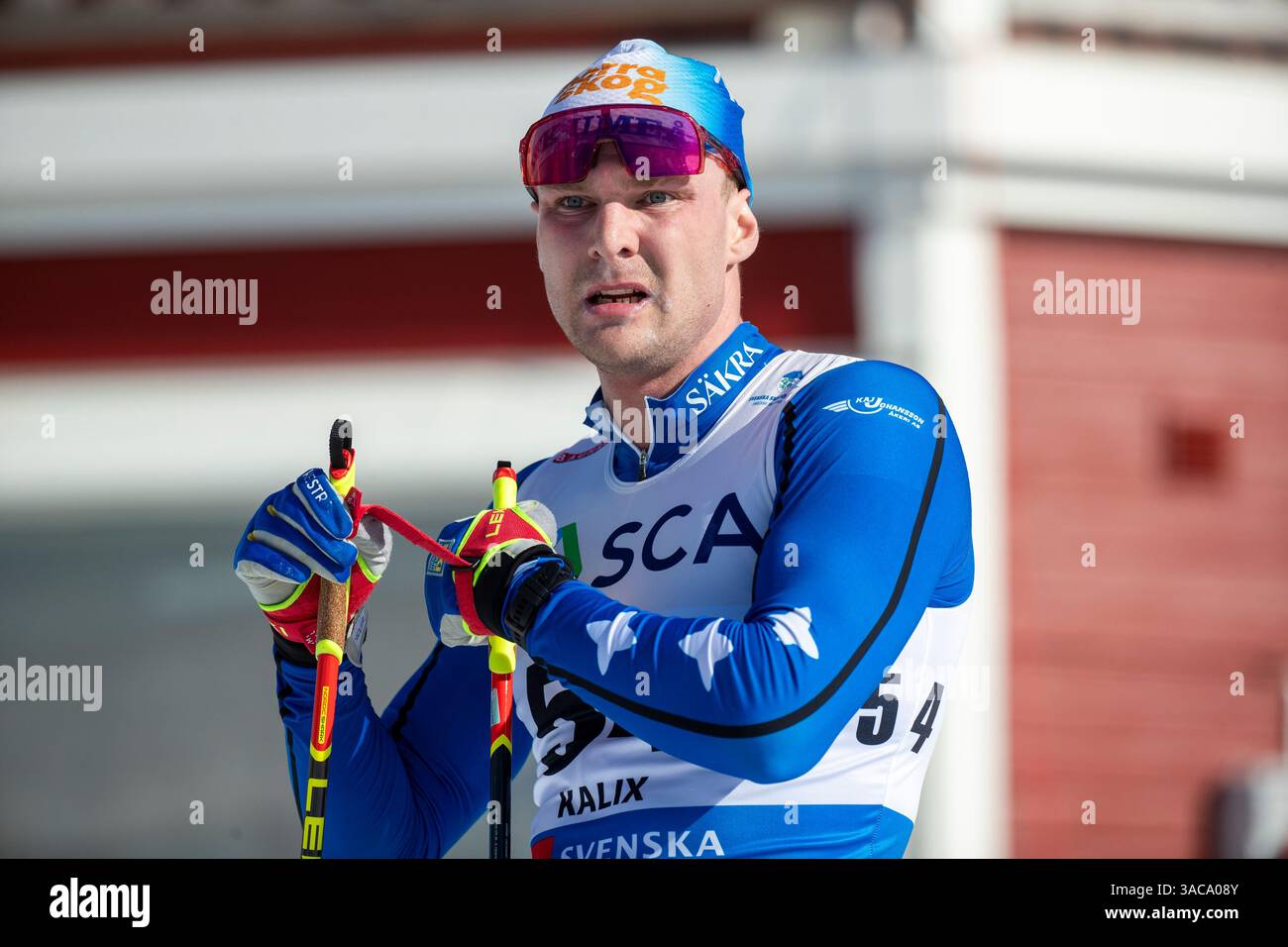 250403 Marcus Grate, IFK Umeå, efter herrarnas 10 km klassisk stil ...