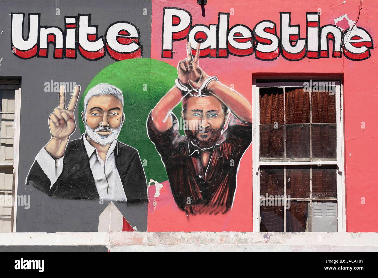 Angel for Gaza, Palestine support murals in the Bo-Kaap, Cape Town ...