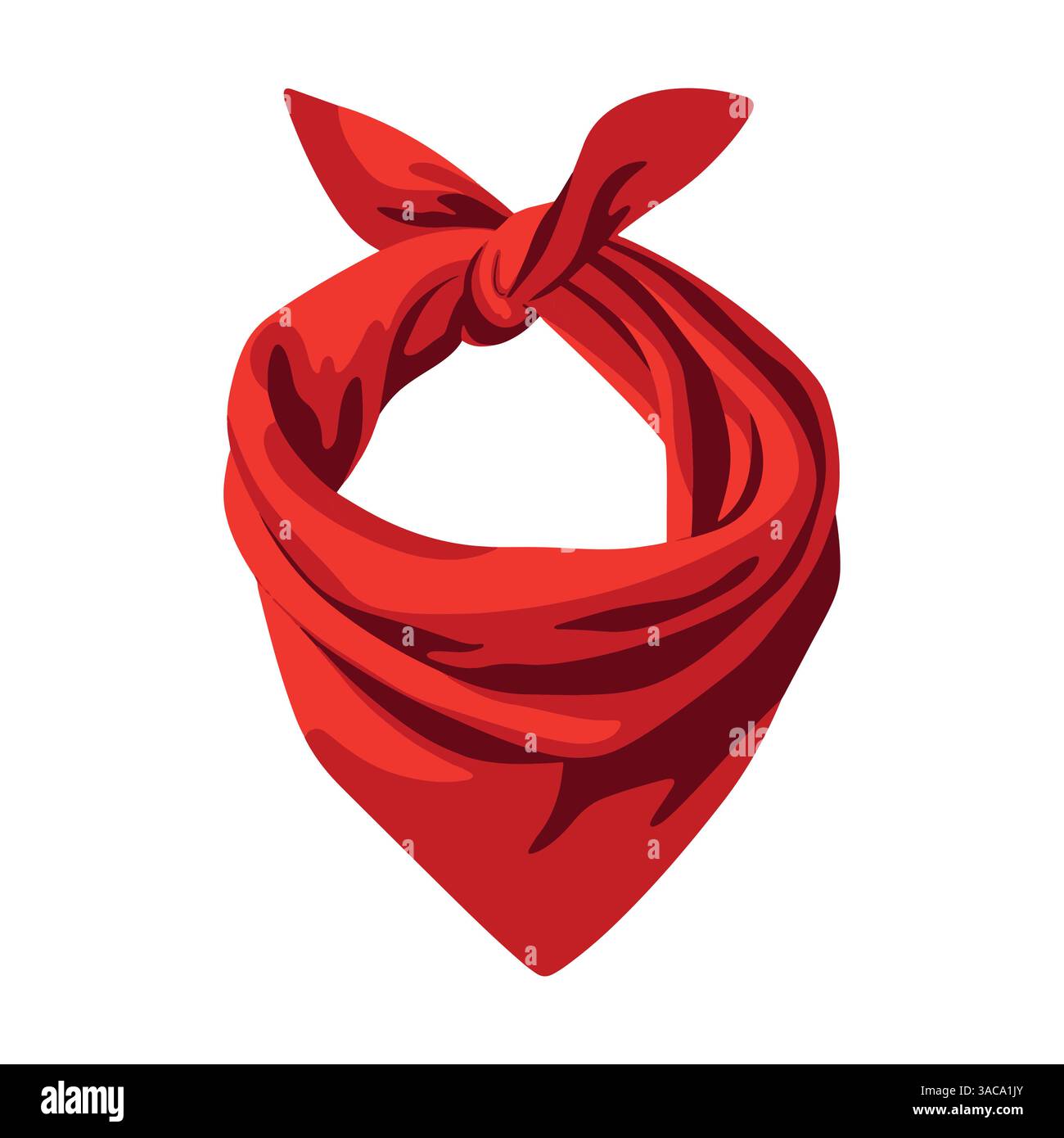 Cowboy bandana wild west icon, isolated vector. Ideal for western ...