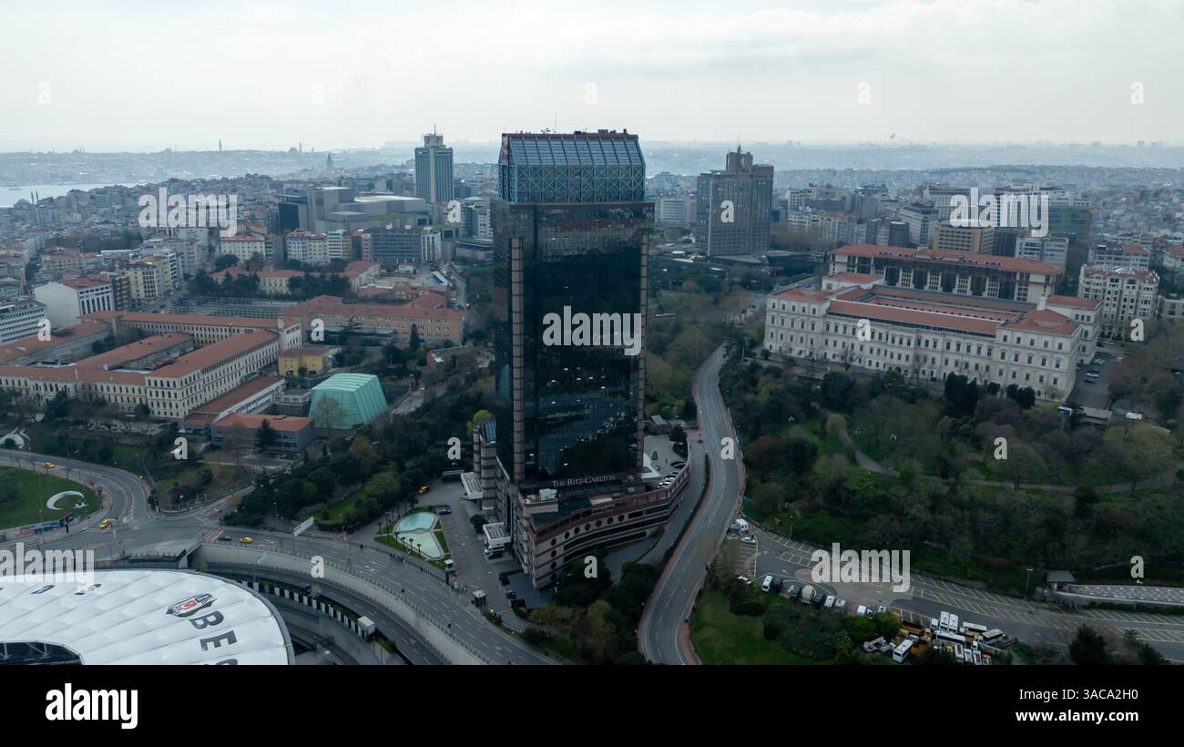 Istanbul, Turkey - April 2, 2025: Vodafone Park arena aerial view, home ...