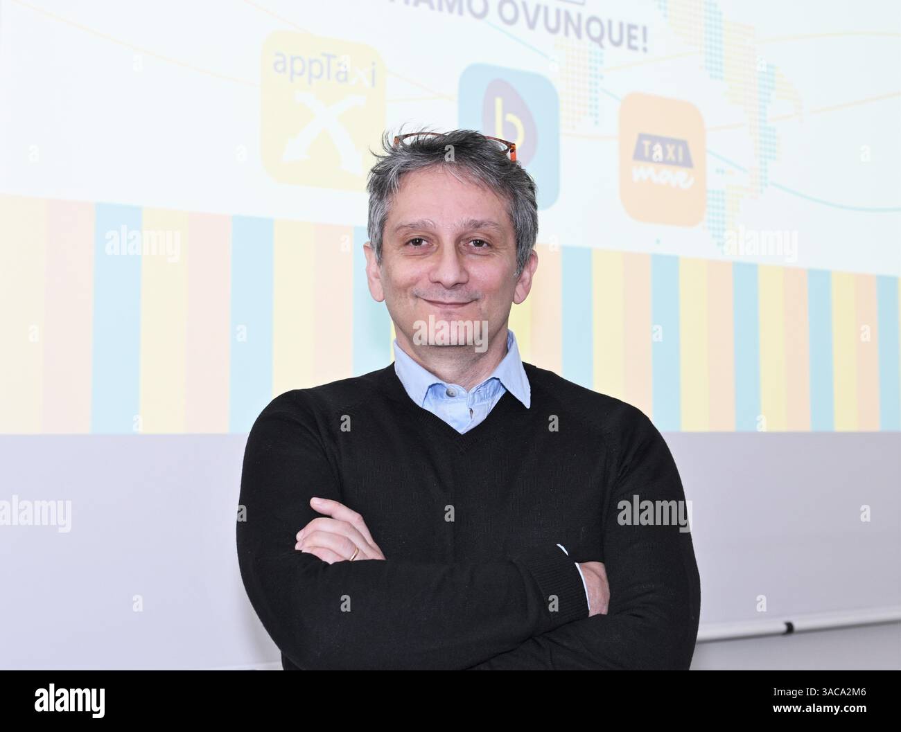 Milan, . 03rd Apr, 2025. Milan, ItalyTaxi App. to cover Italy new ...