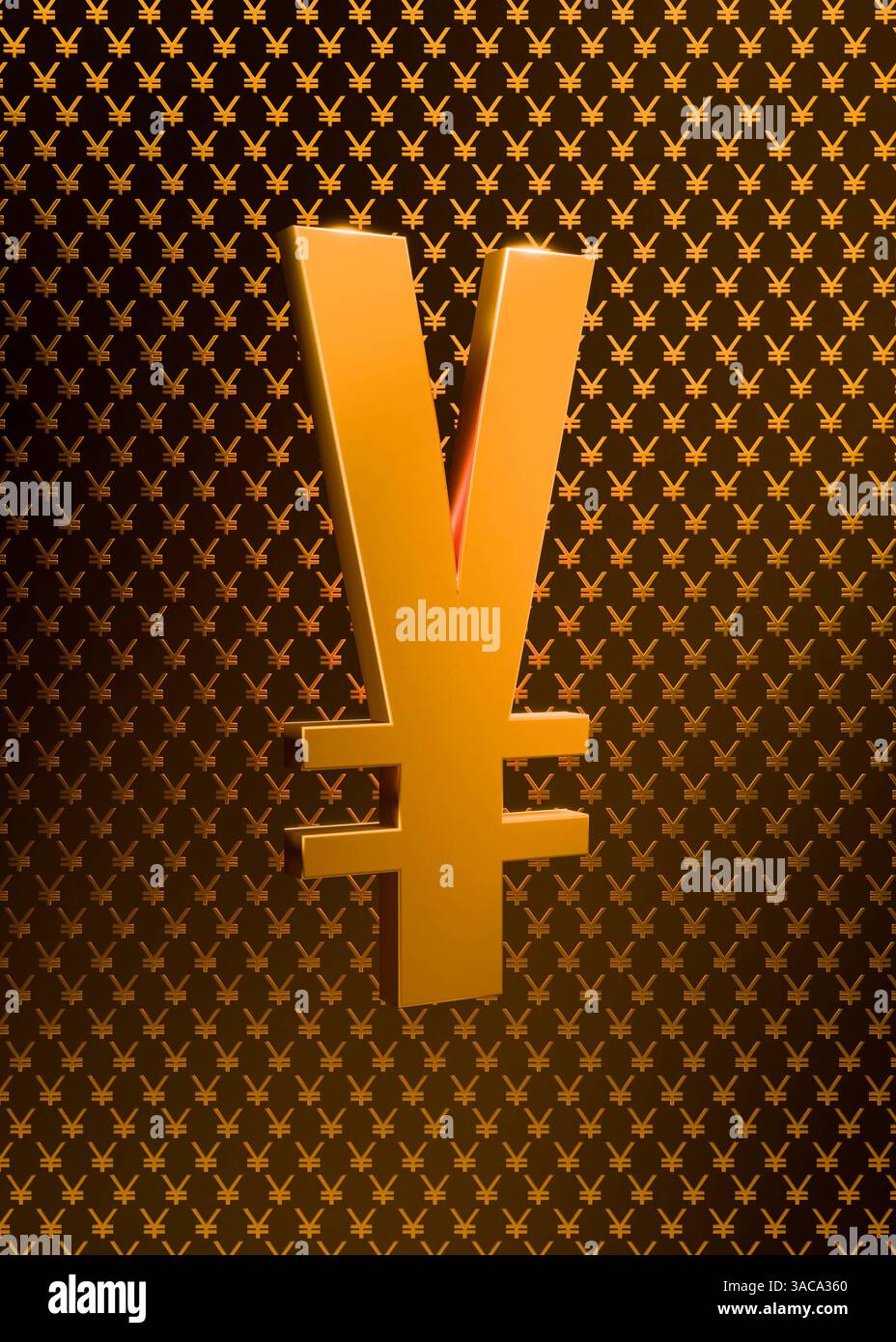 Gold shiny Japanese yen currency sign. Gold shiny Japanese yen currency ...