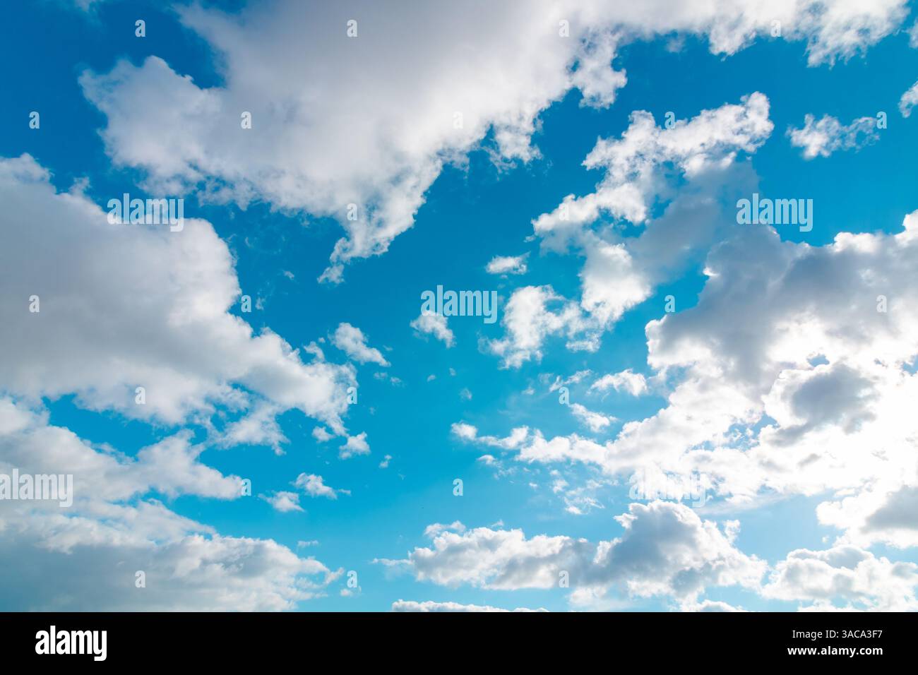 Heavenly View. A breathtaking expanse of clouds and open sky background ...