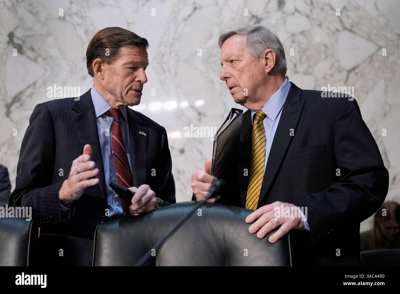 Senate Judiciary Committee members Sen. Richard Blumenthal, D-Conn ...