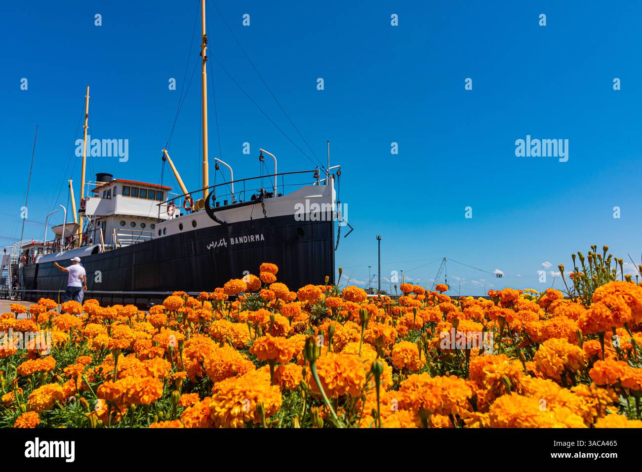 Model of SS Bandirma or Bandirma Vapuru in Samsun Turkey. May 19 or 19 ...