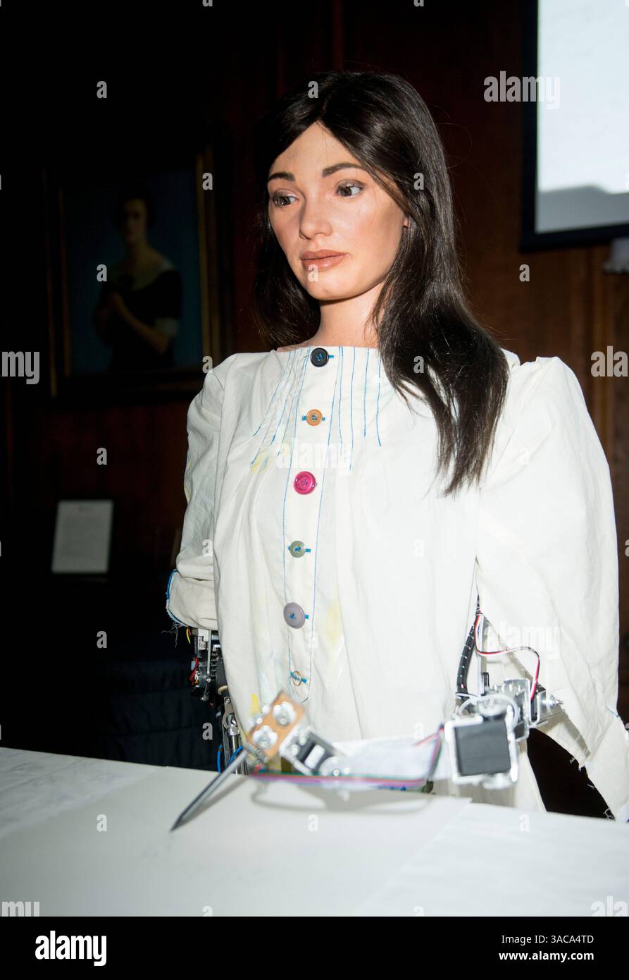 World's first humanoid robot artist Ai-Da presents her first solo show ...