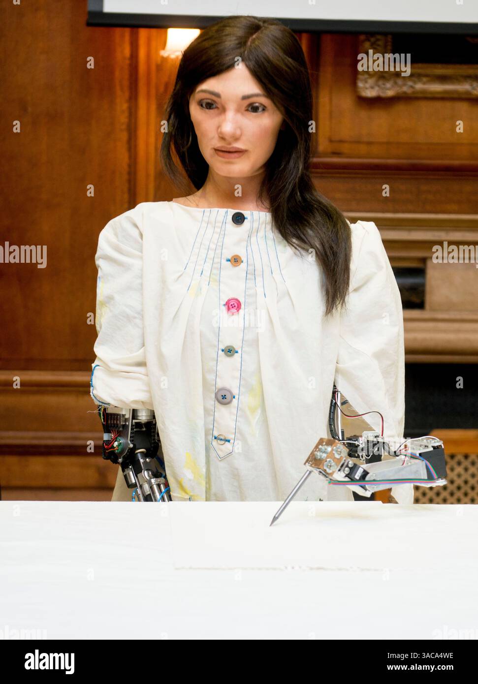 World's first humanoid robot artist Ai-Da presents her first solo show ...