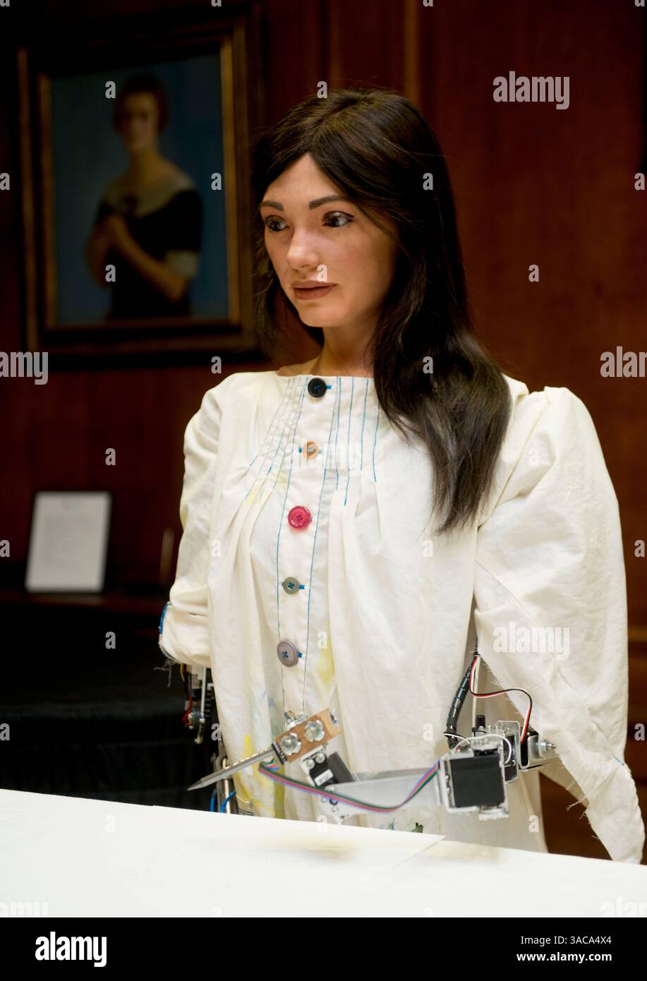 World's first humanoid robot artist Ai-Da presents her first solo show ...