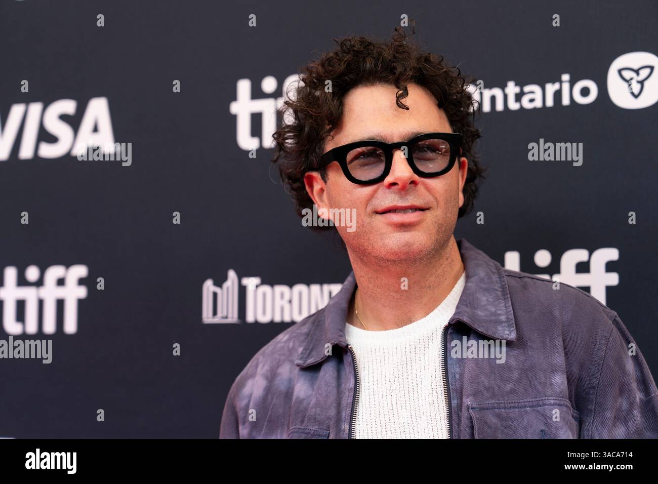 Max Kerman, singer of the Arkells, is photographed on the red carpet ...