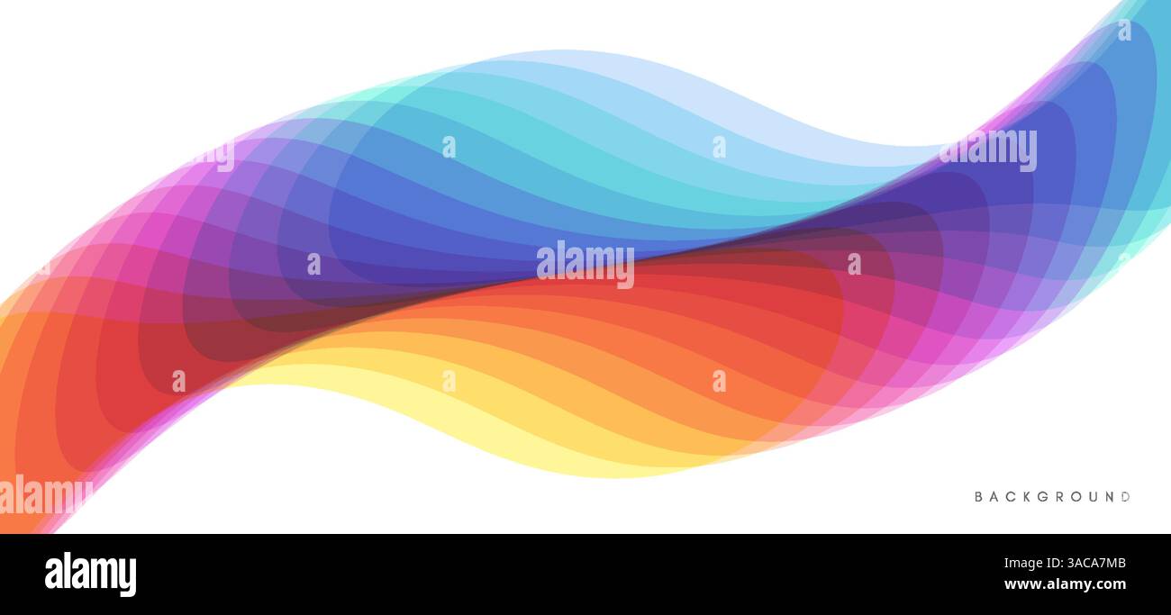 Abstract wavy background with dynamic effect. Modern screen design for ...
