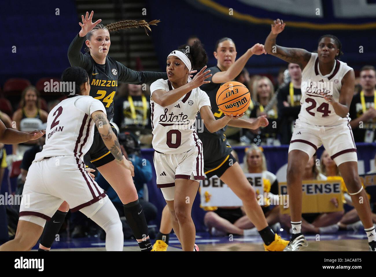 GREENVILLE, SC - MARCH 05: Mississippi State Bulldogs guard Denim ...