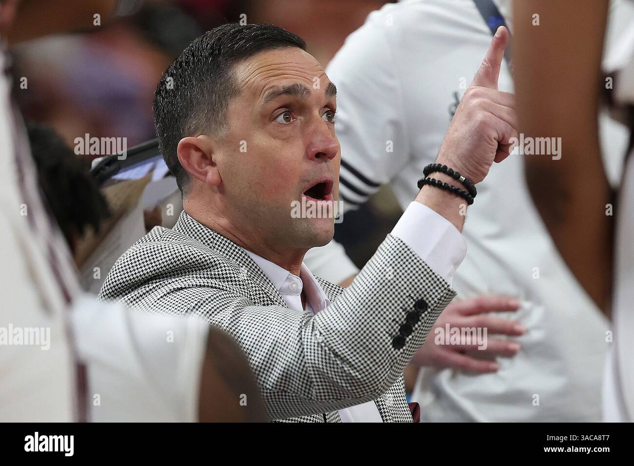 GREENVILLE, SC - MARCH 05: Mississippi State Bulldogs head coach Sam ...
