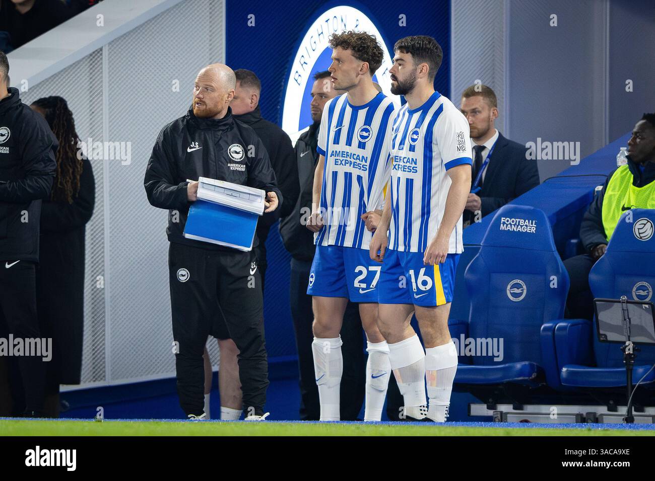 American Express Stadium, Brighton, UK. 2nd Apr, 2025. Premier League ...