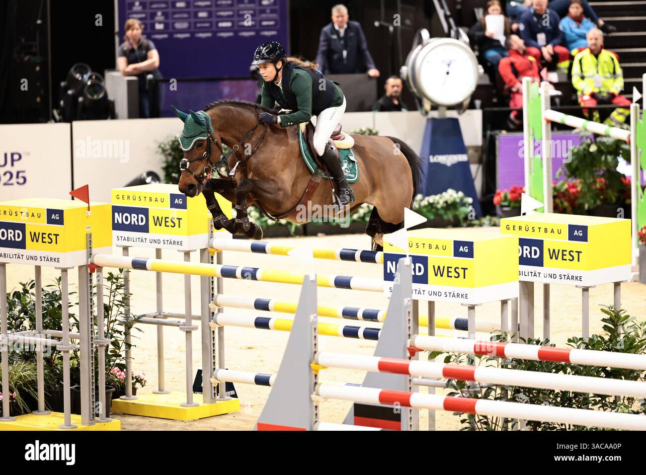 Barbara Schnieper of Switzerland with Licolle during the Prize of ...