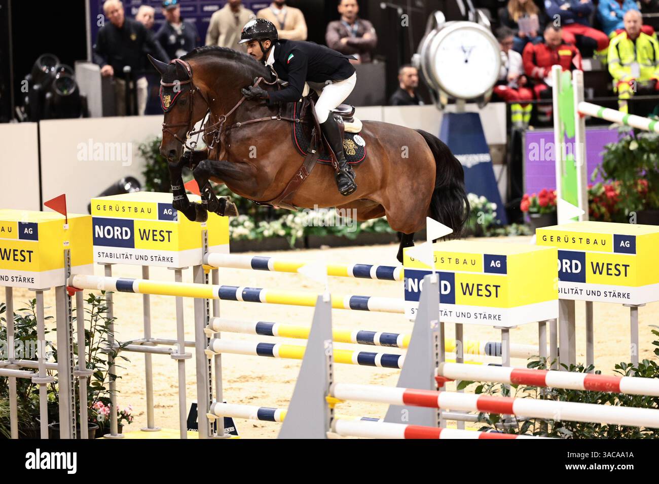 Omar Abdul Aziz Al Marzooqi of United Arab Emirates with Chacco Bay ...