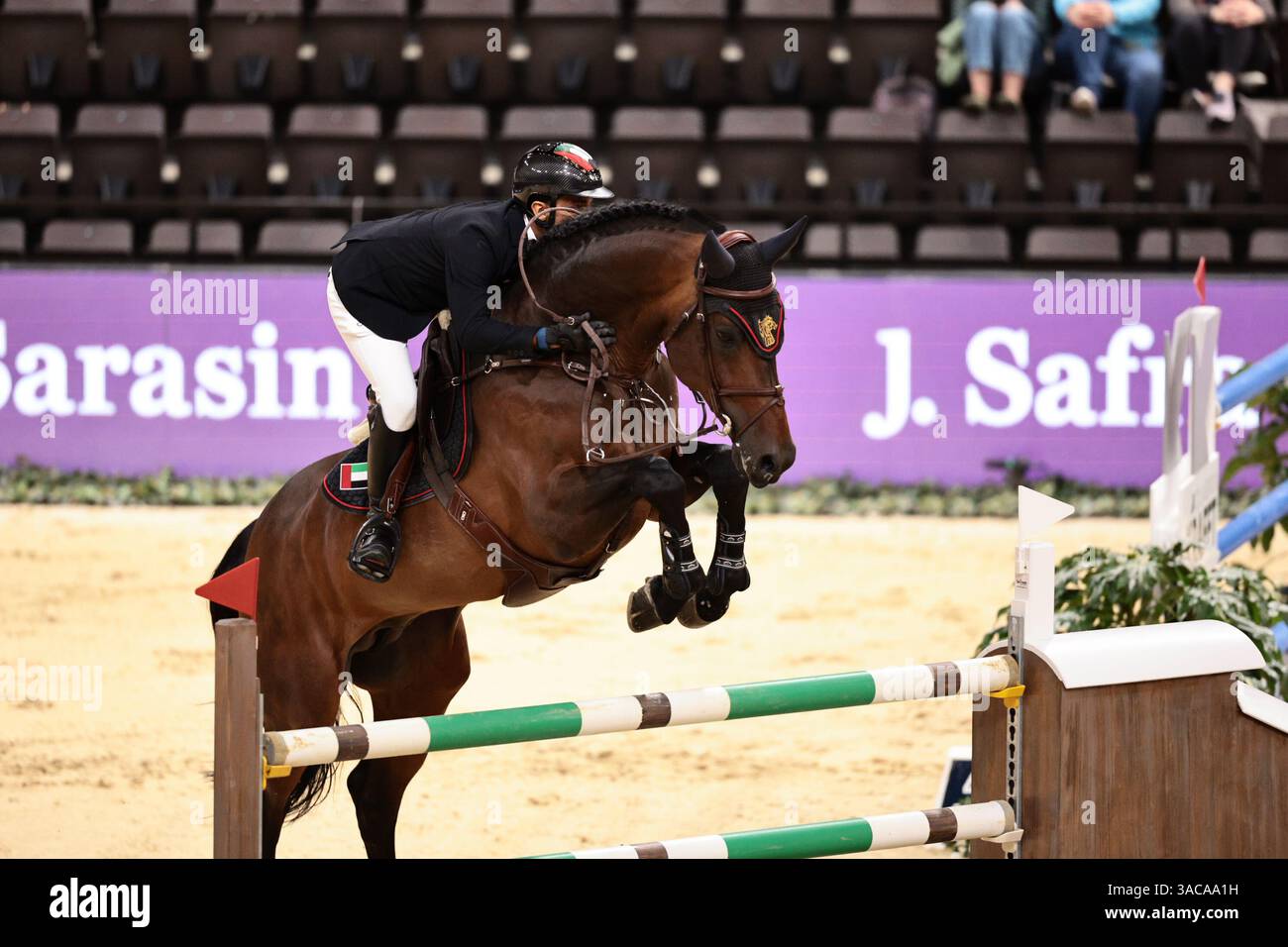 Omar Abdul Aziz Al Marzooqi of United Arab Emirates with Chacco Bay ...