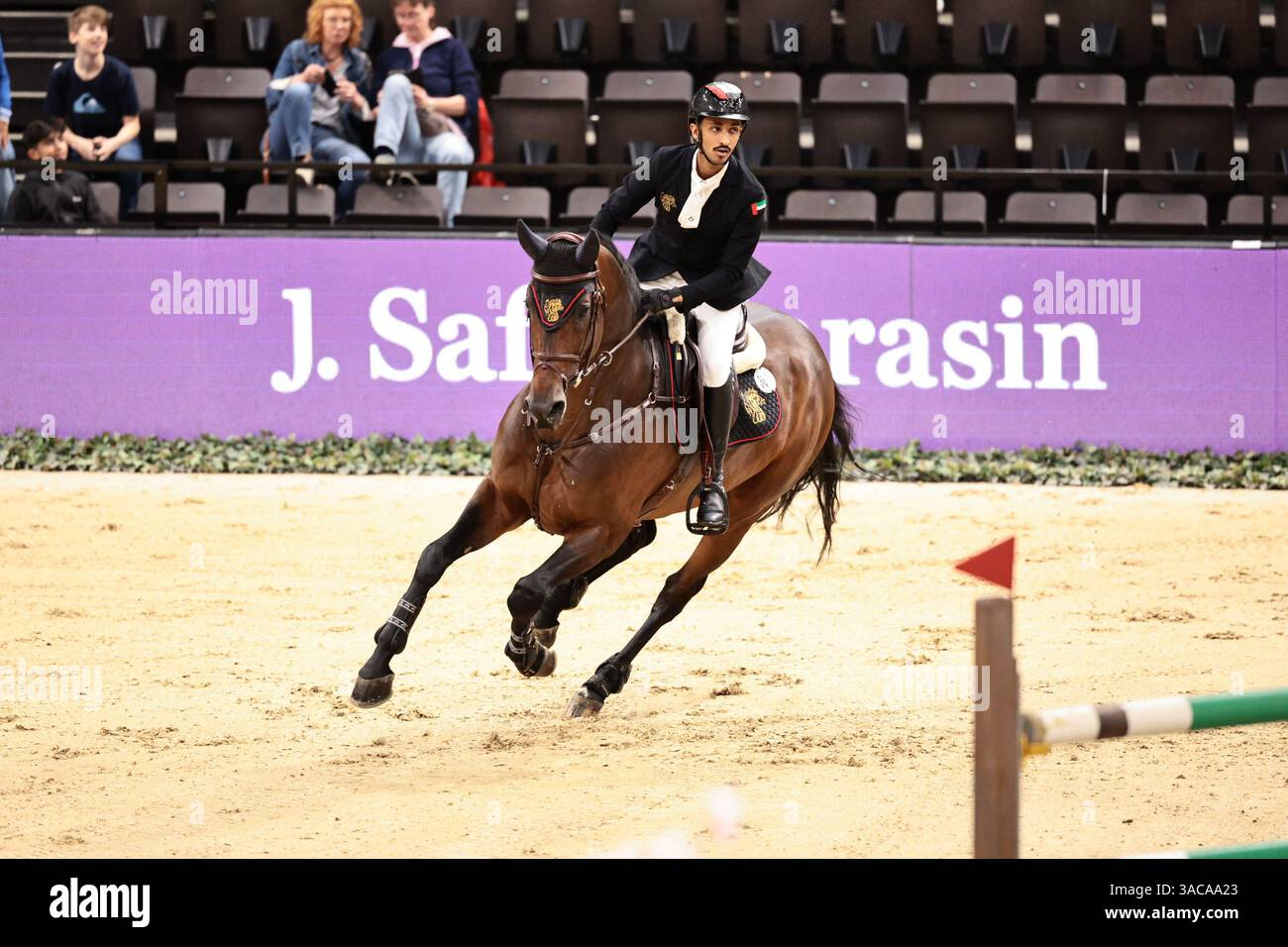 Omar Abdul Aziz Al Marzooqi of United Arab Emirates with Chacco Bay ...