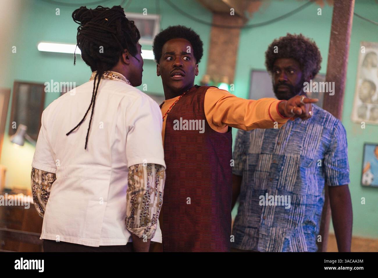 Doctor Who (Season 2, 2023 - ) Barber (Ariyon Bakare) The Doctor (Ncuti ...