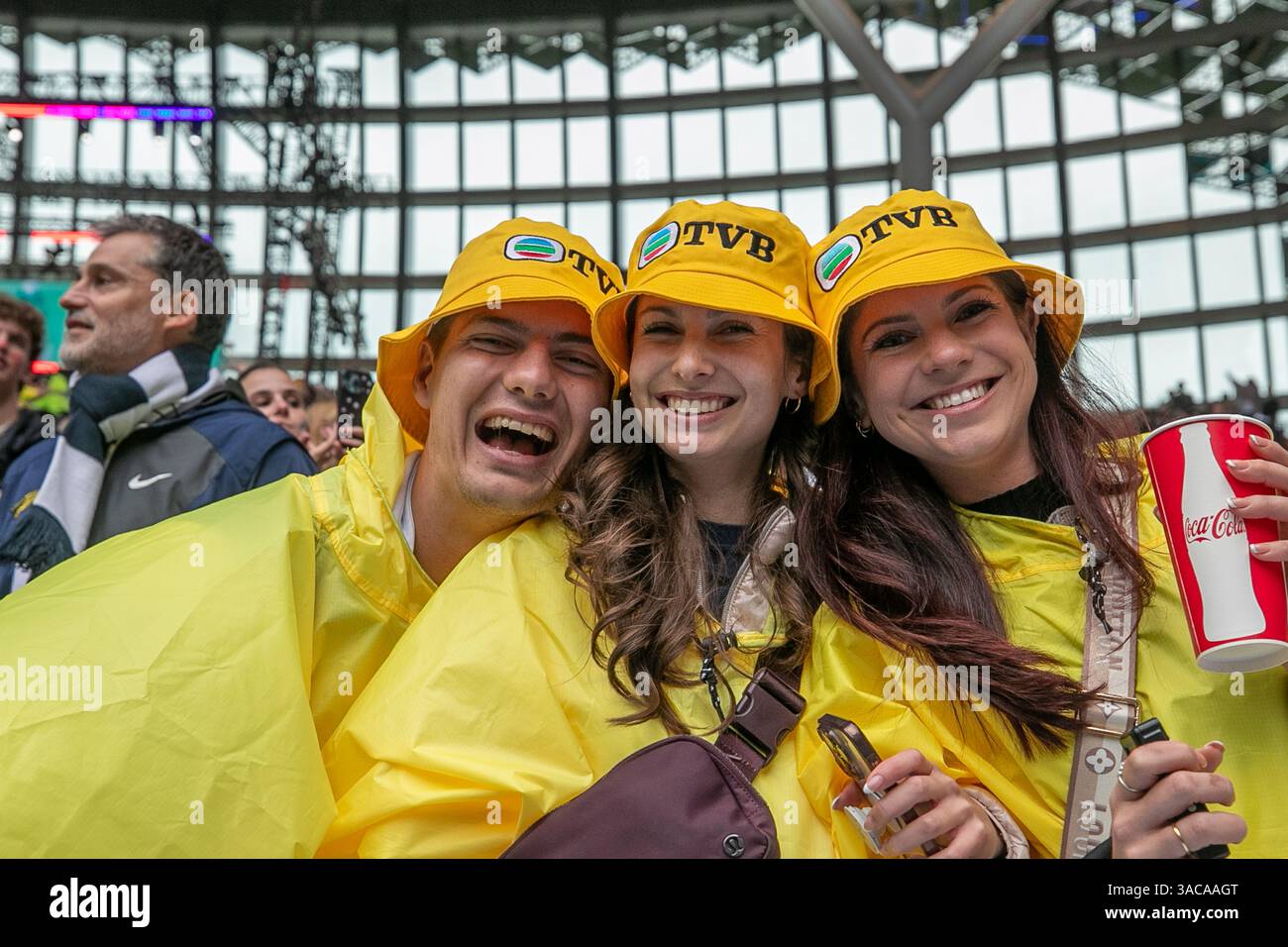 Fans dressed in various costumes during the Hong Kong Sevens at Kai Tak ...