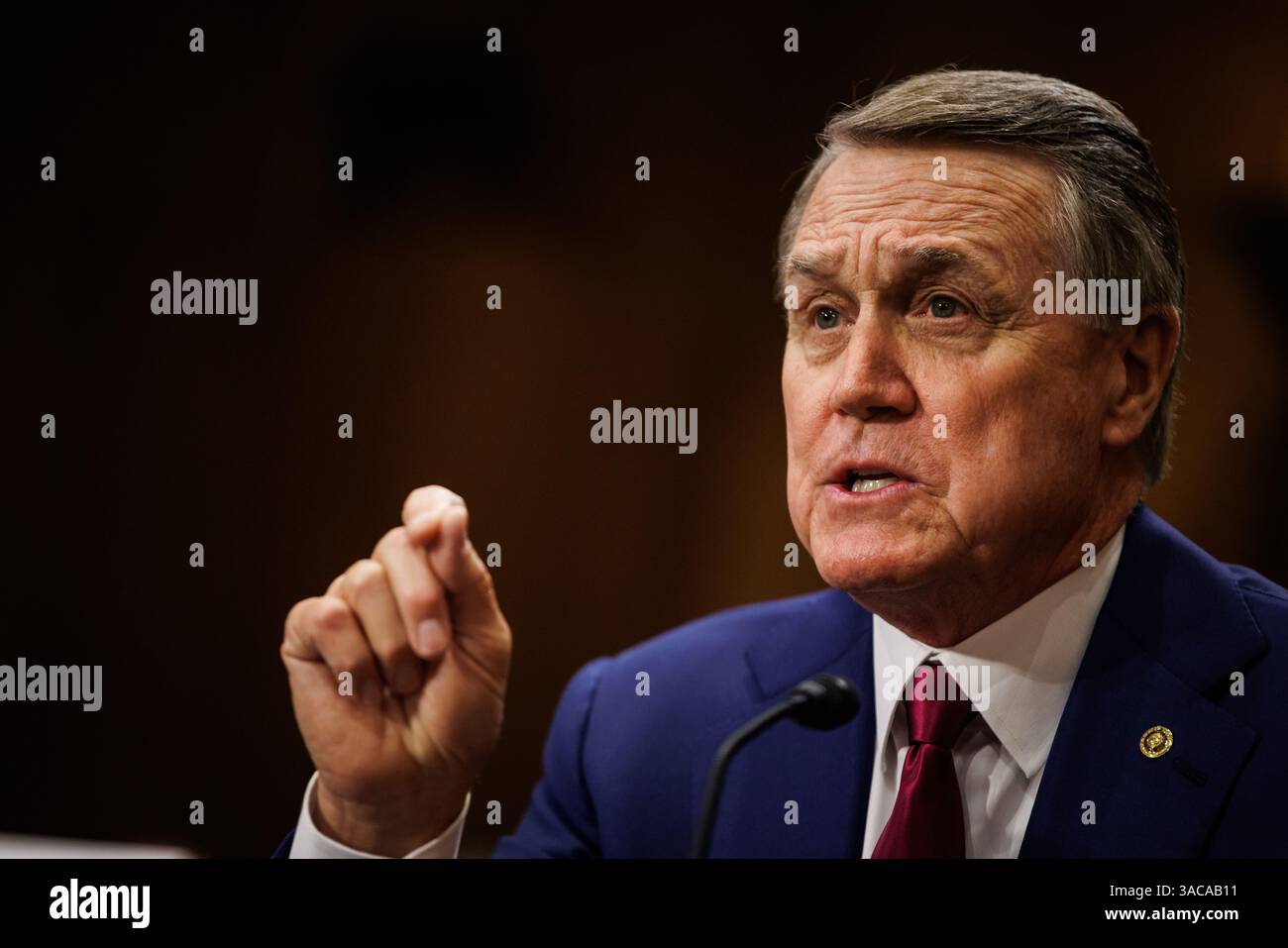 Washington, United States. 03rd Apr, 2025. Former U.S. Senator David ...