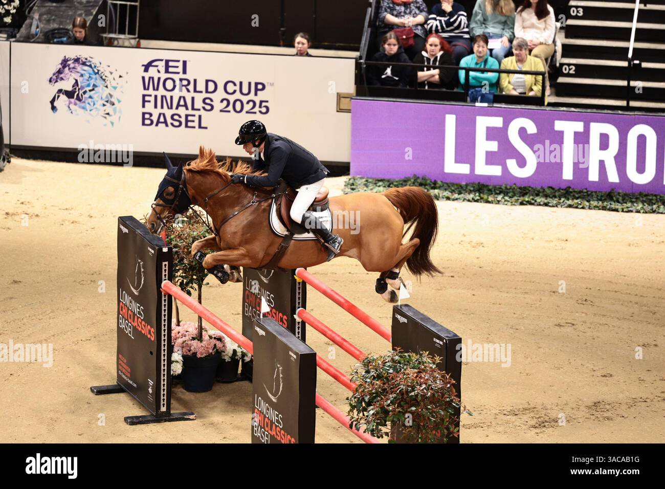 Geir Gulliksen of Norway with Oh la La van Overis during the Prize of ...