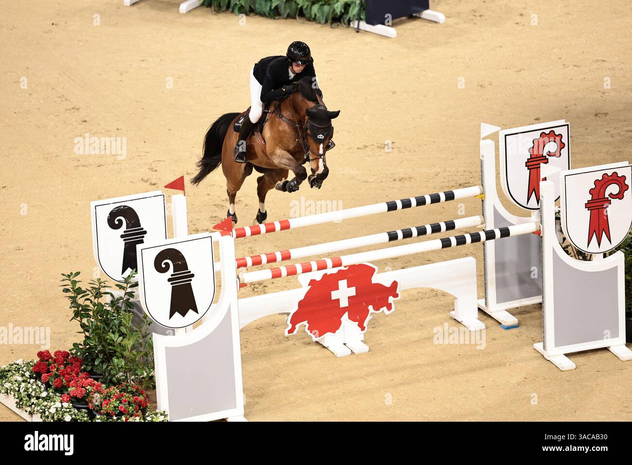 Martin Fuchs of Switzerland with L&L Upgrade during the Prize of Land ...