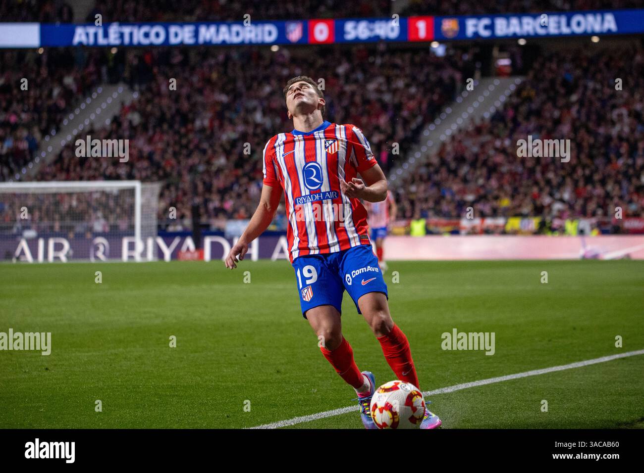 Madrid, Spain. 02nd Apr, 2025. Julián Alvarez of Atletico Madrid seen ...