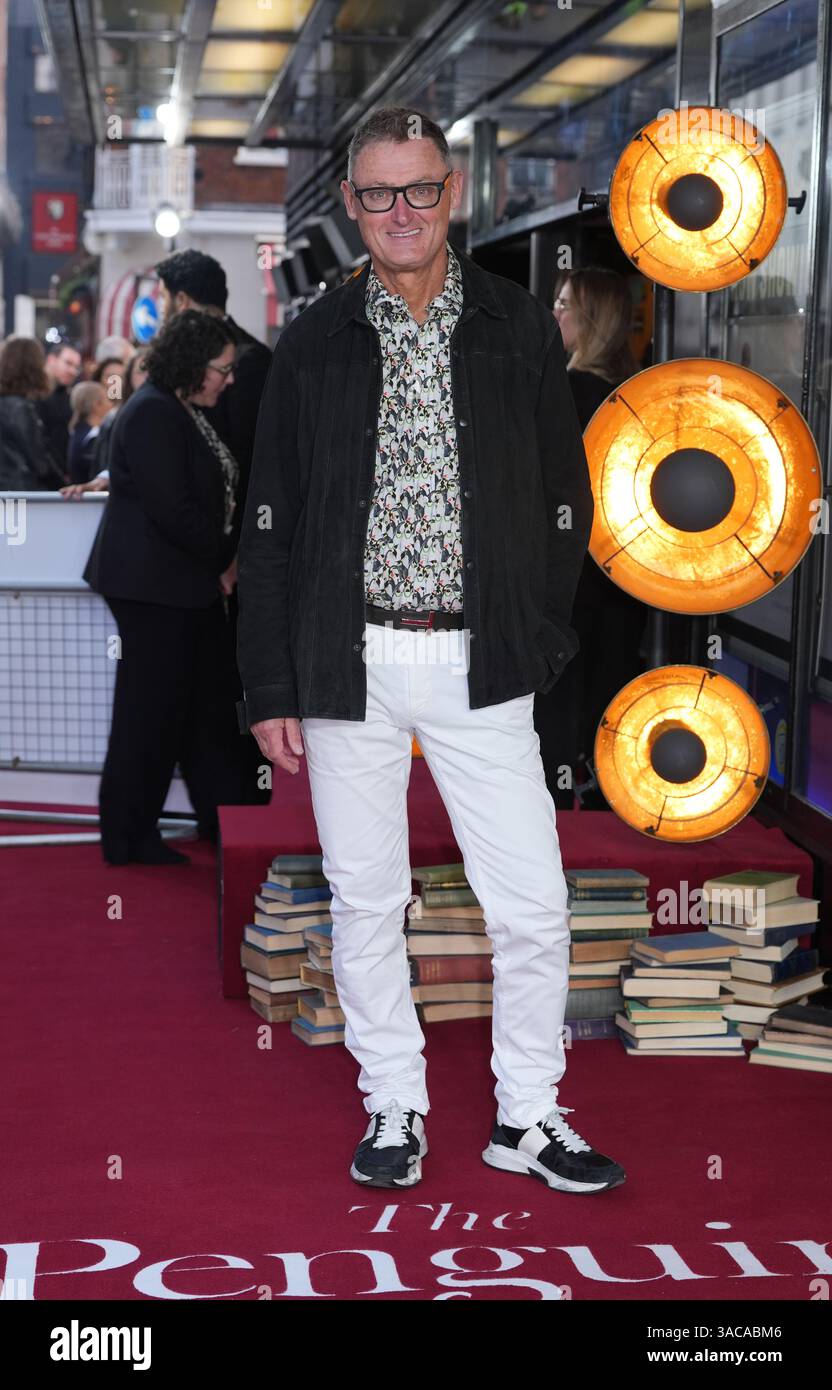 Jeff Pope arriving at the UK premiere of The Penguin Lessons, at the ...