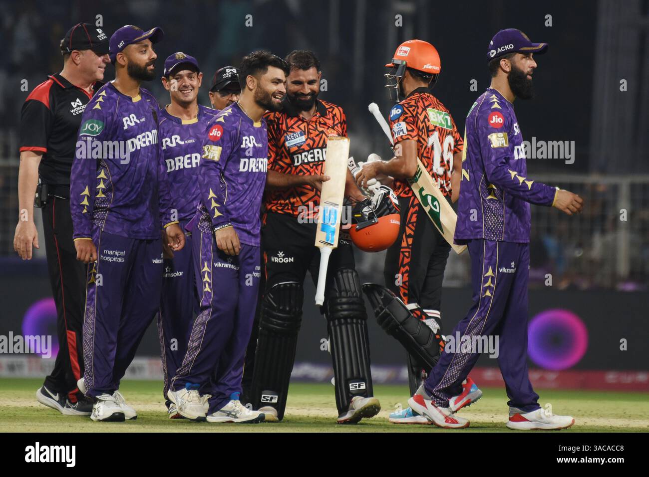Kolkata, India. 03rd Apr, 2025. Kolkata Knight Riders' Rinku Singh ...
