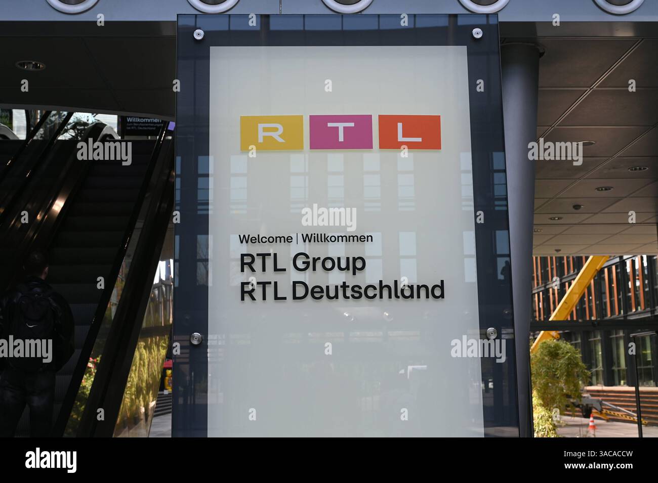 Logo, Schriftzug des Privatsender RTL Television und der RTL Group ...