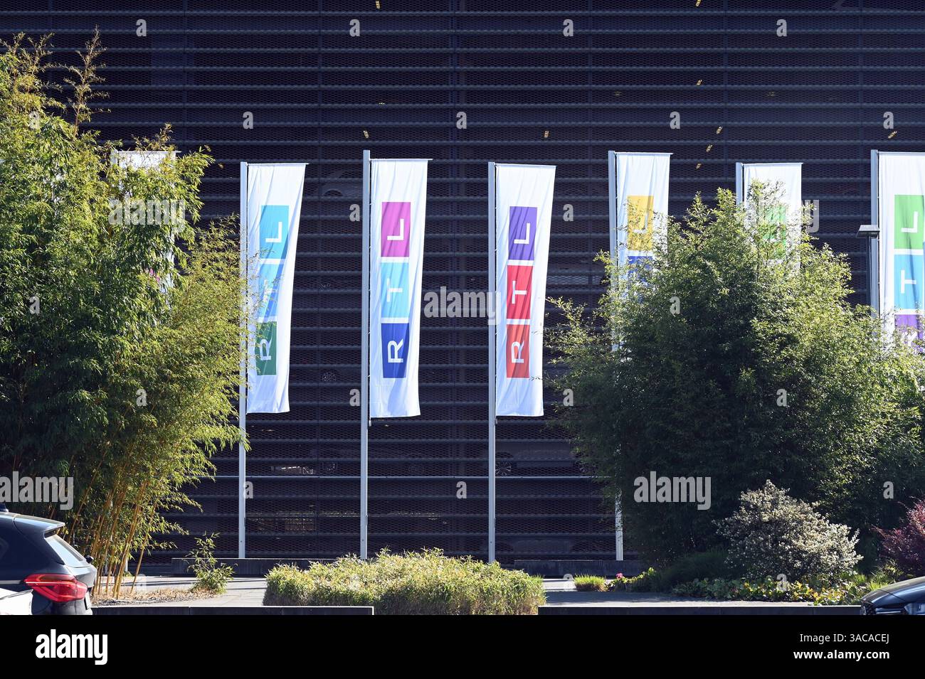 Logo, Schriftzug des Privatsender RTL Television und der RTL Group ...