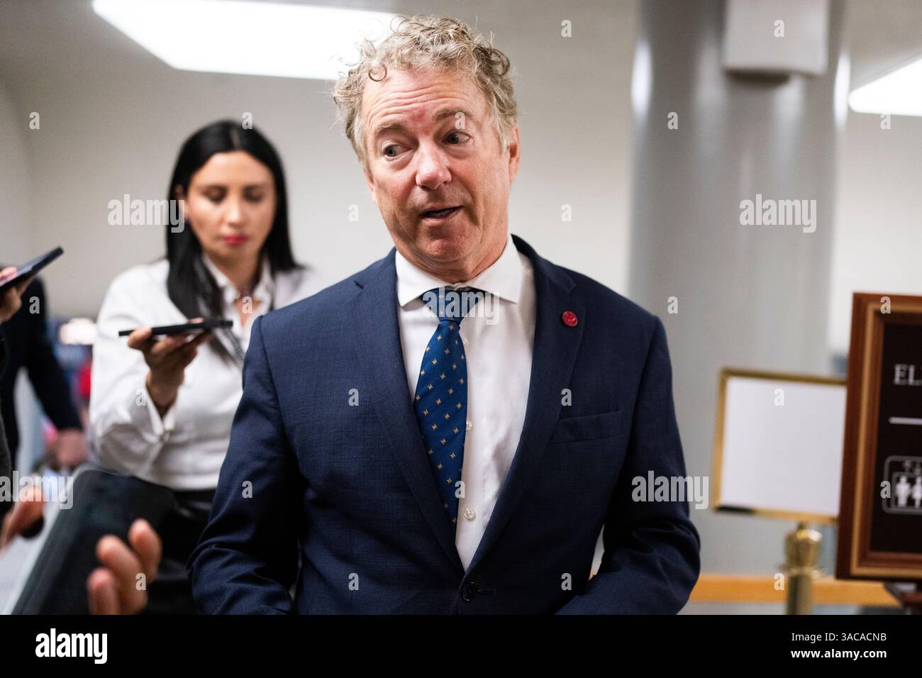 UNITED STATES - APRIL 3: Sen. Rand Paul, R-Ky., is seen in the U.S ...