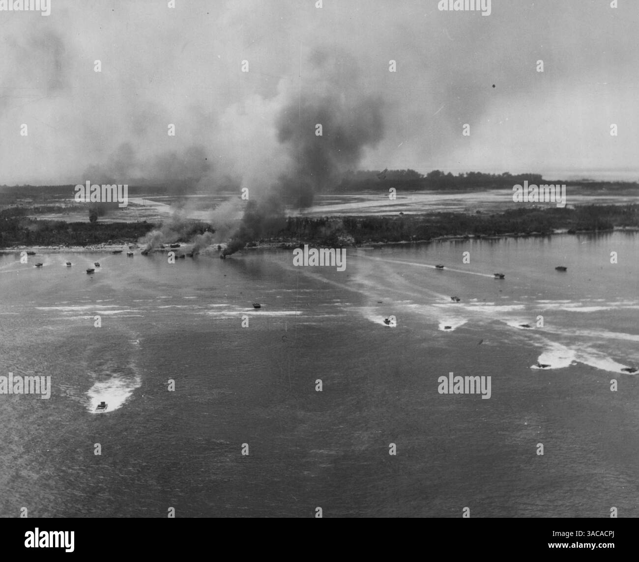 First American Marines to land on the beaches of the former Japanese ...